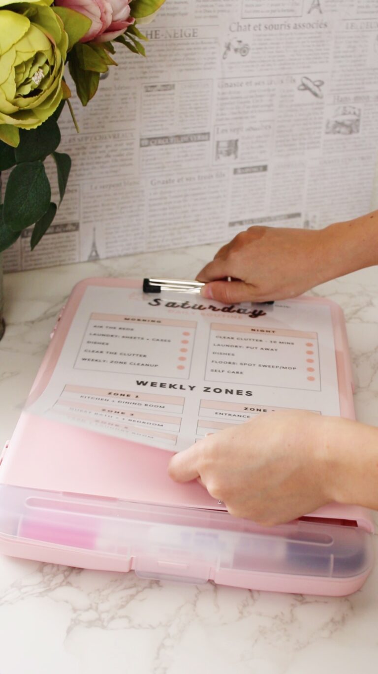 How to Make Your Own DIY Cleaning Cart | Non-Toxic House Cleaning Hacks ...